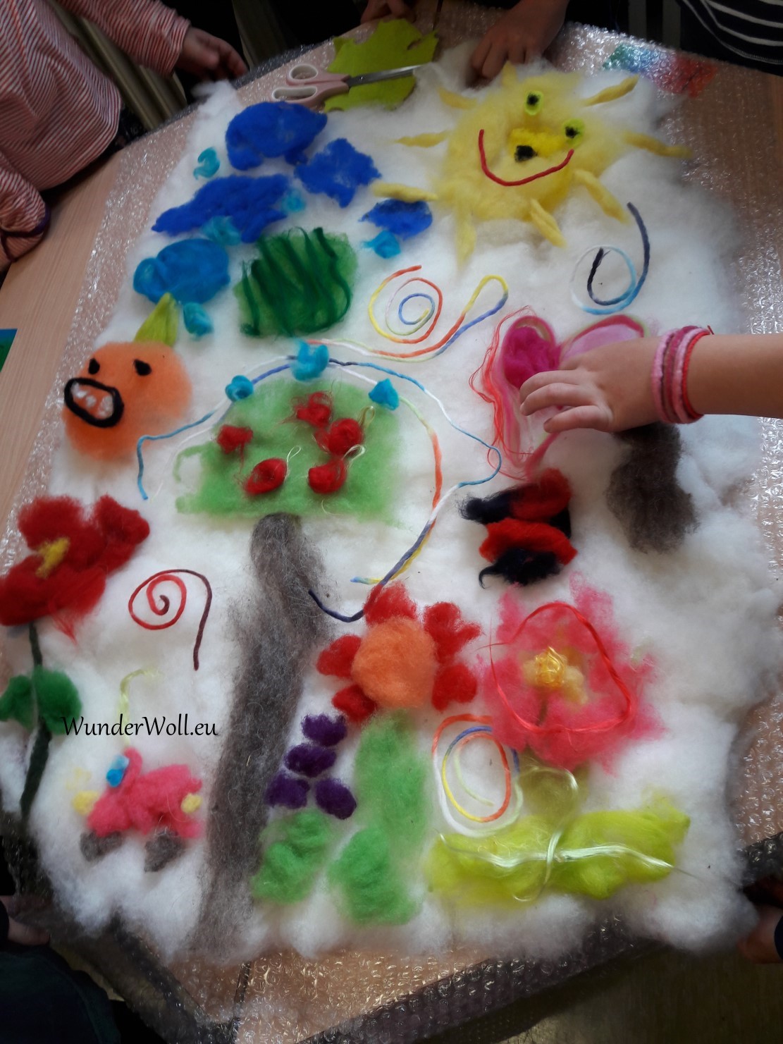Projekte – Filzen mit Kindern – Wunderwoll